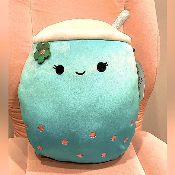Squishmallows | Other | Squishmallow Jakarria Blue Boba Tea Rare 4 ...